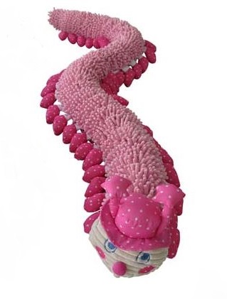Things to Touch and Feel : Alphabet Caterpillar in Pink
